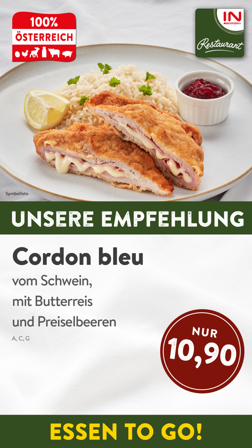 Interspar Restaurant - Täglich frische Menüs | CITYPARK Graz