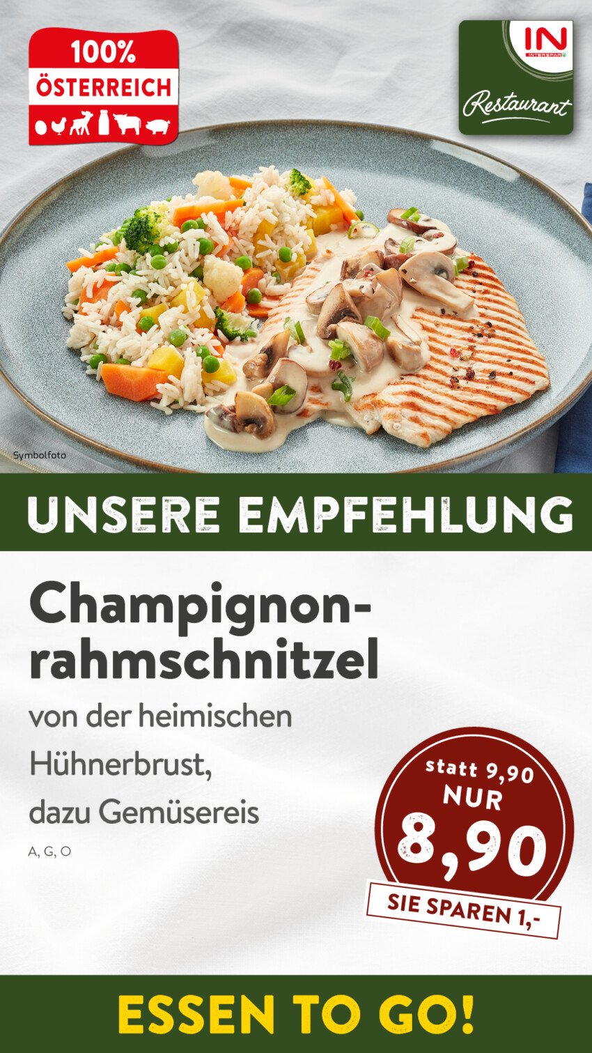 Interspar Restaurant - Täglich frische Menüs | CITYPARK Graz